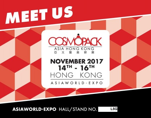 Come meet us in Cosmoprof Hong Kong